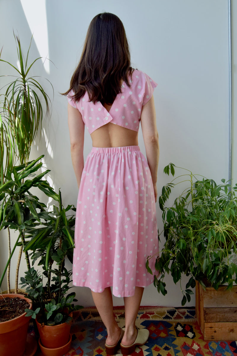 Bubblegum Polka Dot Set – Community Thrift and Vintage