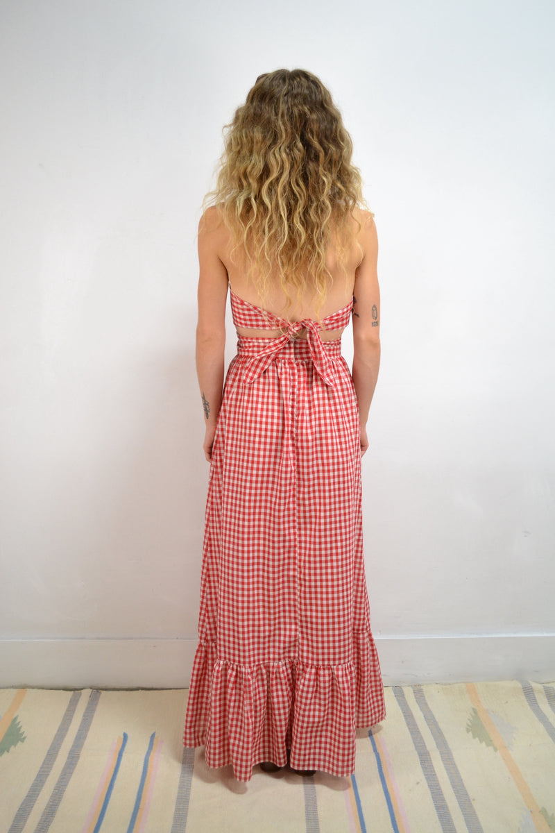 Joy Stevens Gingham Halter Dress – Community Thrift and Vintage