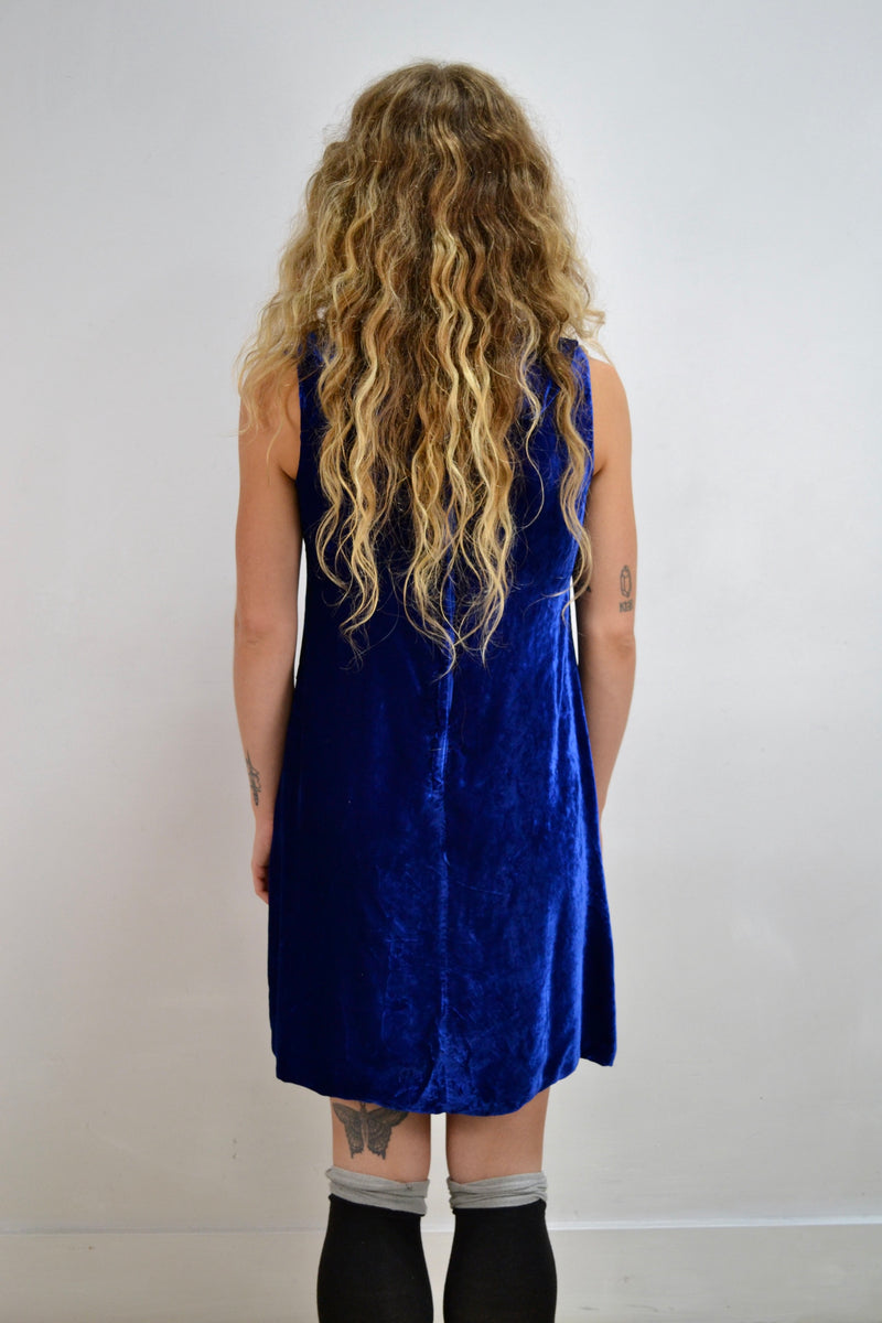 Buttery Soft Cobal Velvet Mini – Community Thrift and Vintage