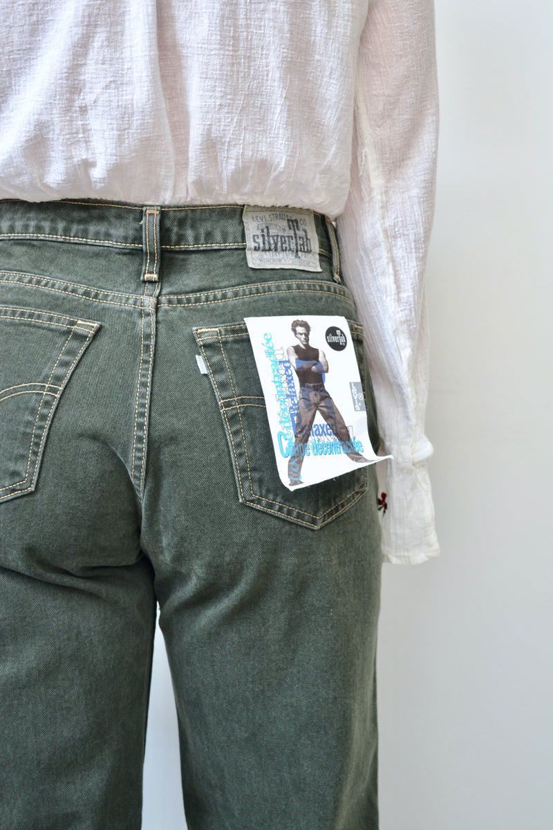 2000s Forest Green Silver Tab Levi's – Community Thrift and Vintage