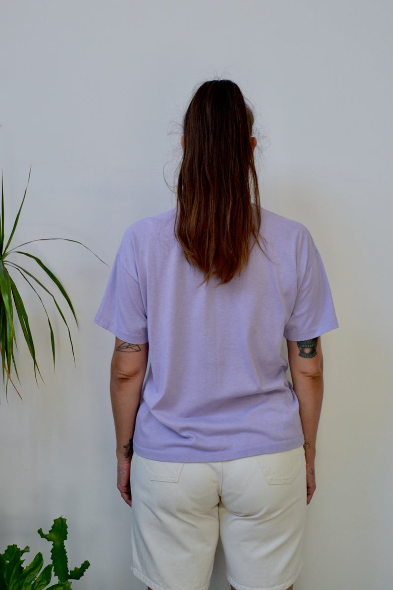 Lilac Volleyball Tee – Community Thrift and Vintage