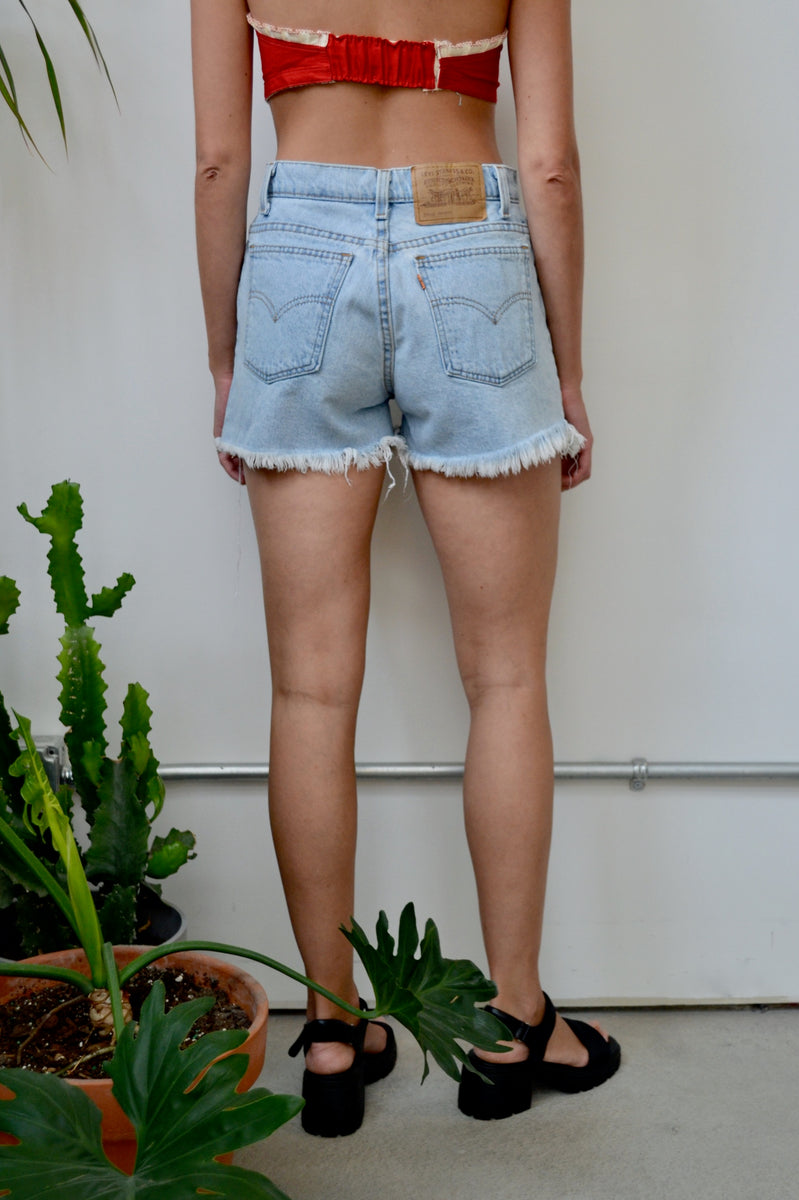Orange Tab Cut Offs – Community Thrift and Vintage