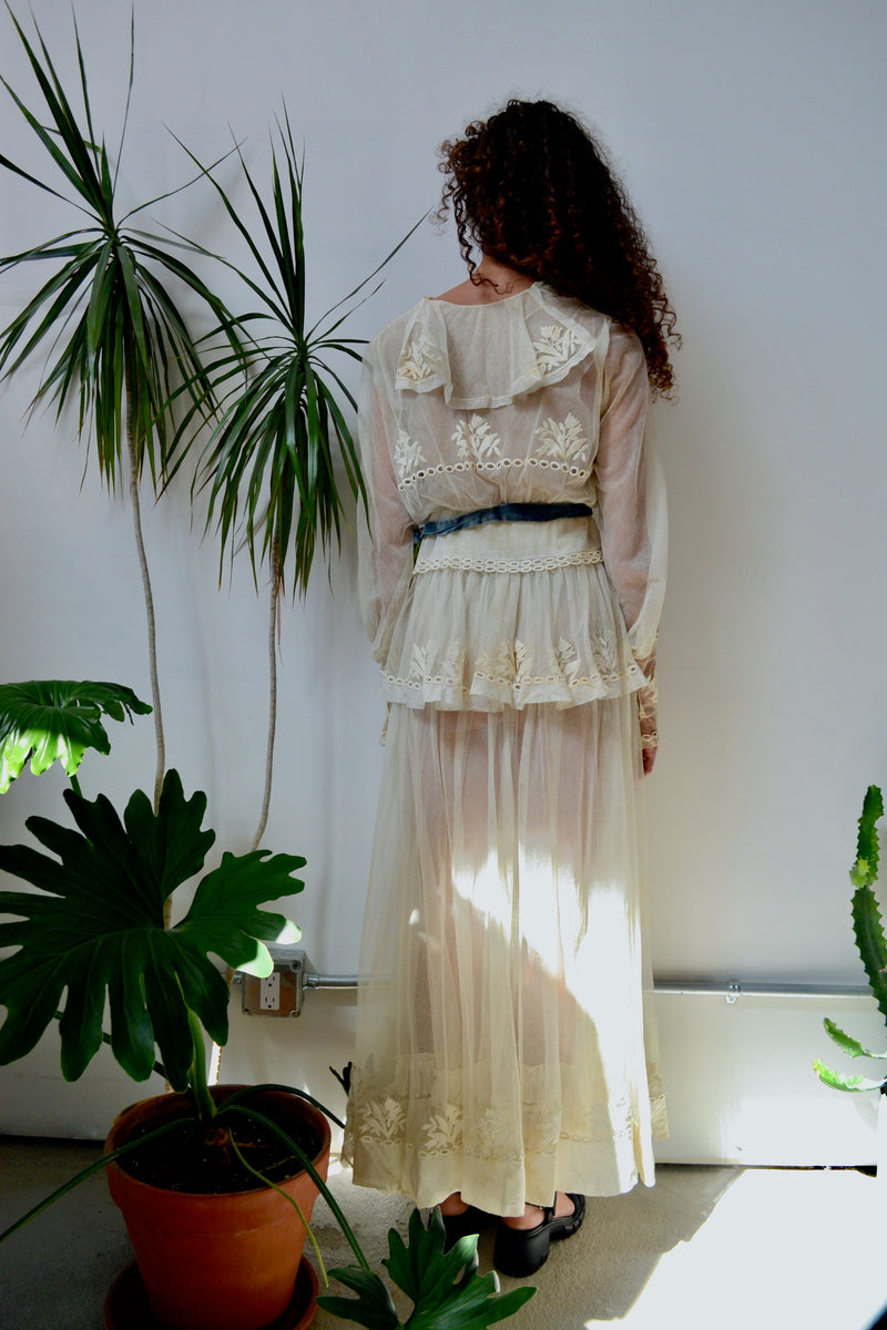 Antique 1900's Netted Lace Tea Dress – Community Thrift and Vintage