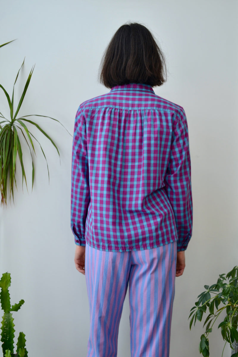 80s Checks Western Shirt – Community Thrift and Vintage