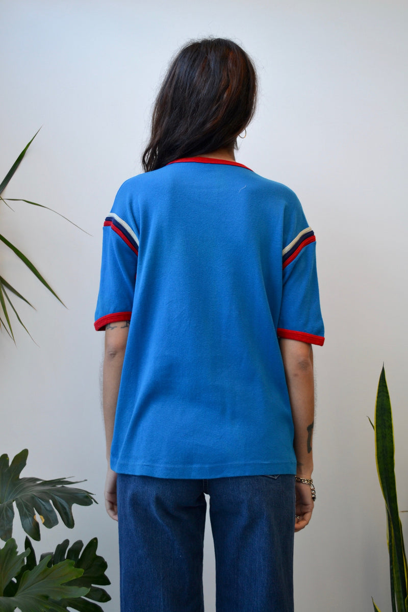 Cobalt Royal Knight Ringer – Community Thrift and Vintage