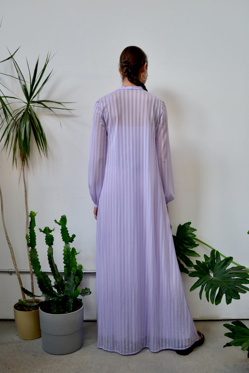 Lavender Striped Negligee Set – Community Thrift and Vintage