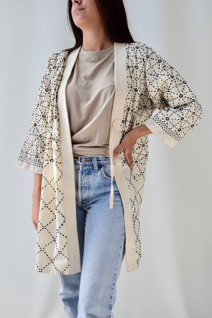 Hand Embroidered Duster – Community Thrift and Vintage