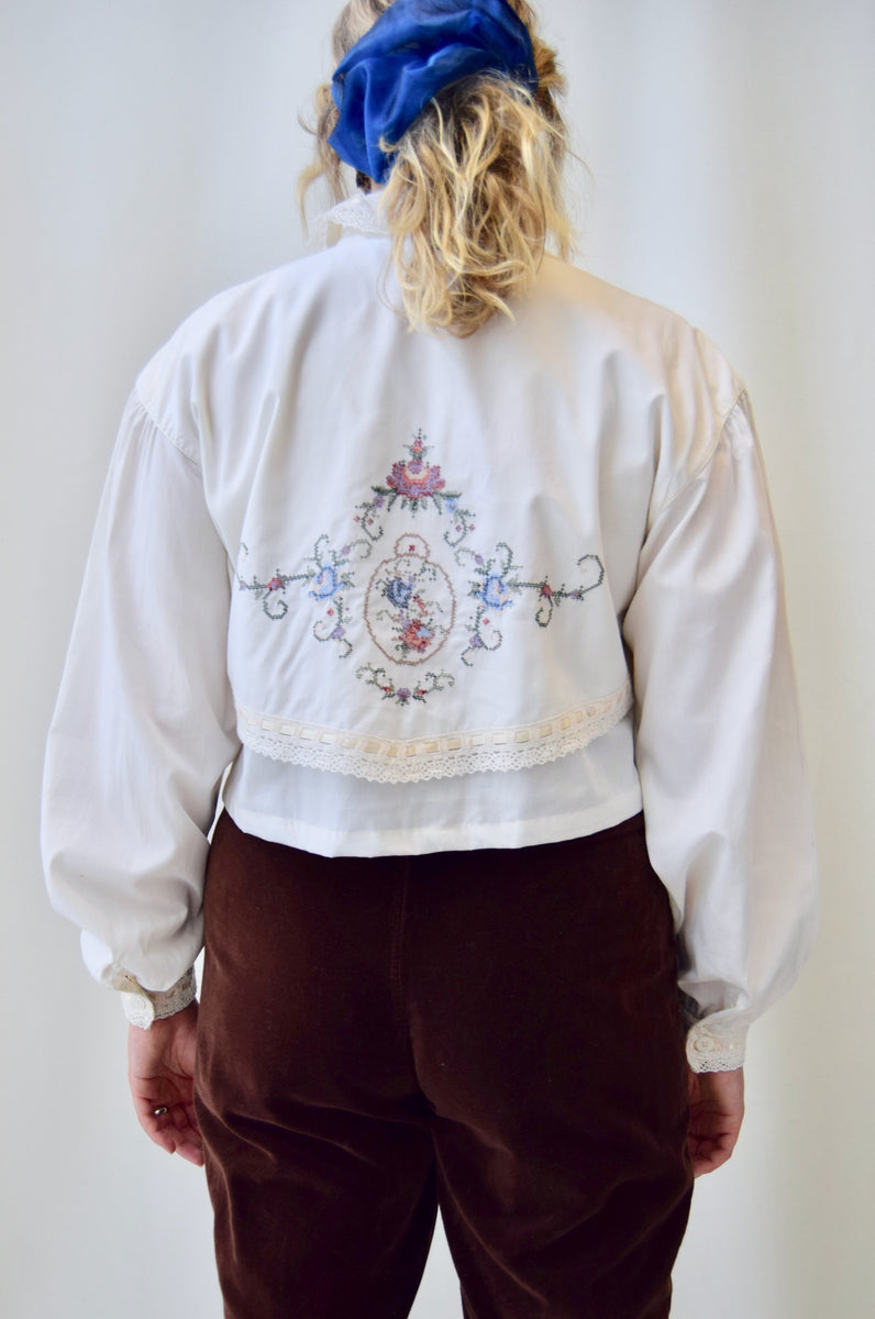 Community 'Scissor Happy' Crop Top – Community Thrift and Vintage