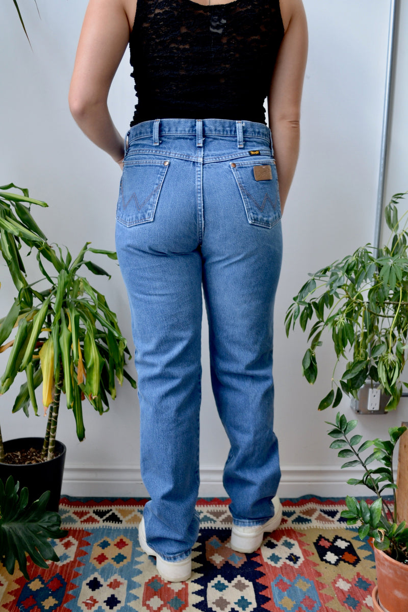 Classic Mid Wash Wranglers – Community Thrift and Vintage
