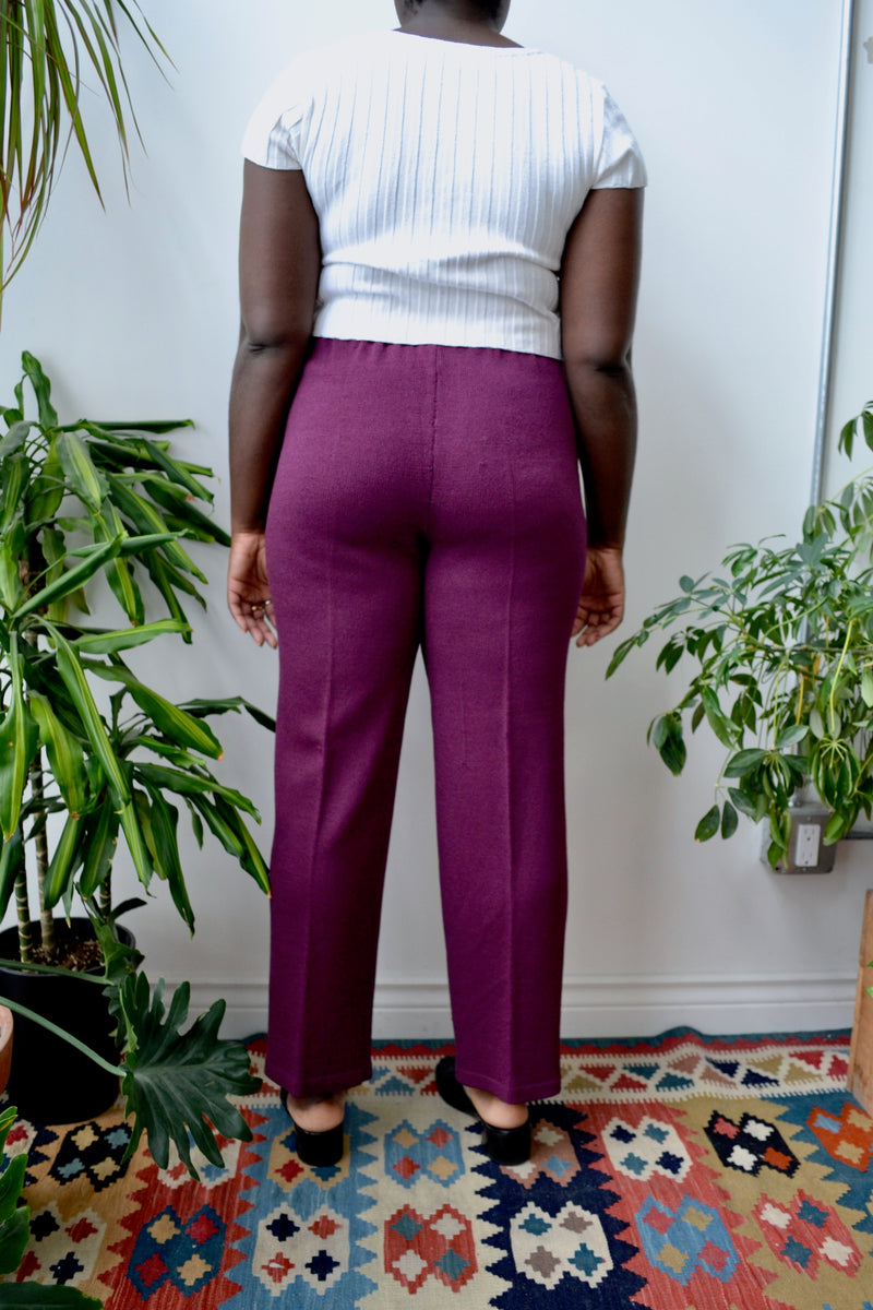 Grape Knit Lounge Pants – Community Thrift and Vintage