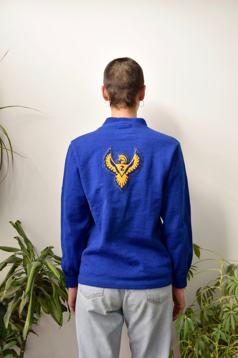 1970 Royal Blue Varsity Sweater – Community Thrift and Vintage