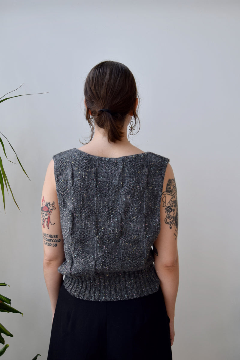 Pastel Speckle Vest – Community Thrift and Vintage