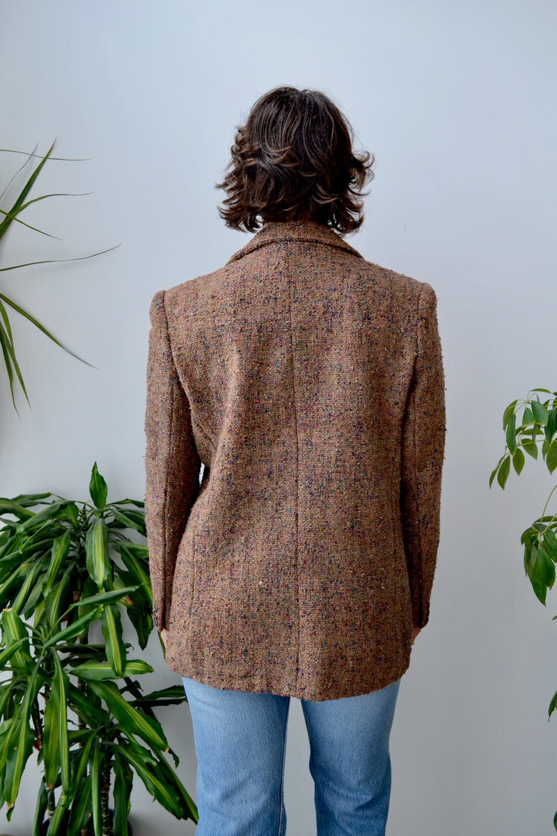 Silk Tweed Blazer – Community Thrift and Vintage
