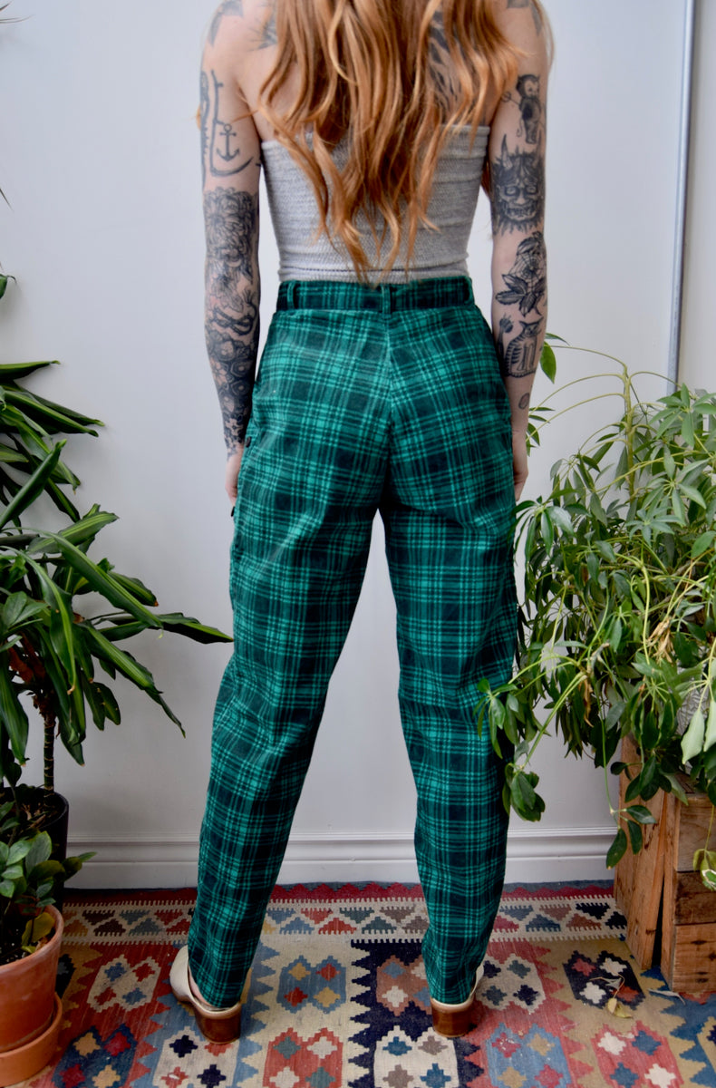 Kelly Plaid Cords – Community Thrift and Vintage