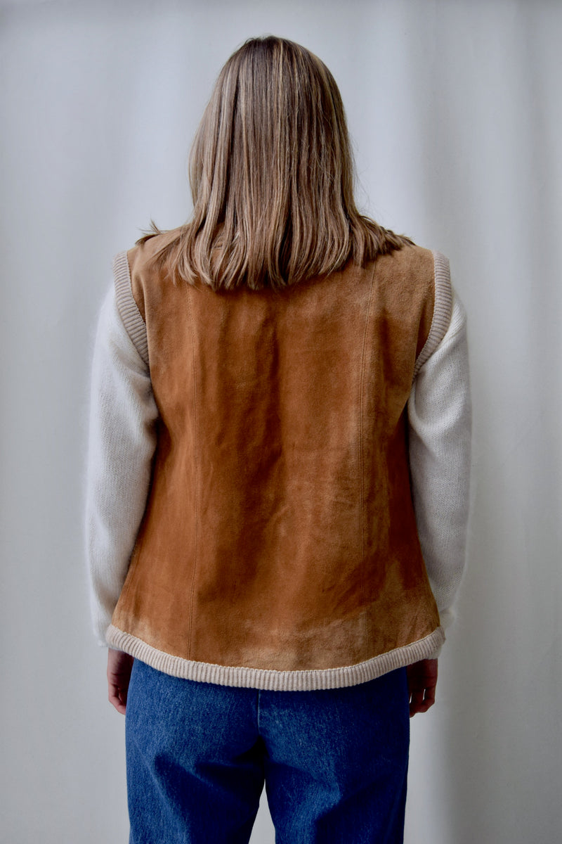 Eighties Cottage Core Suede Vest – Community Thrift and Vintage