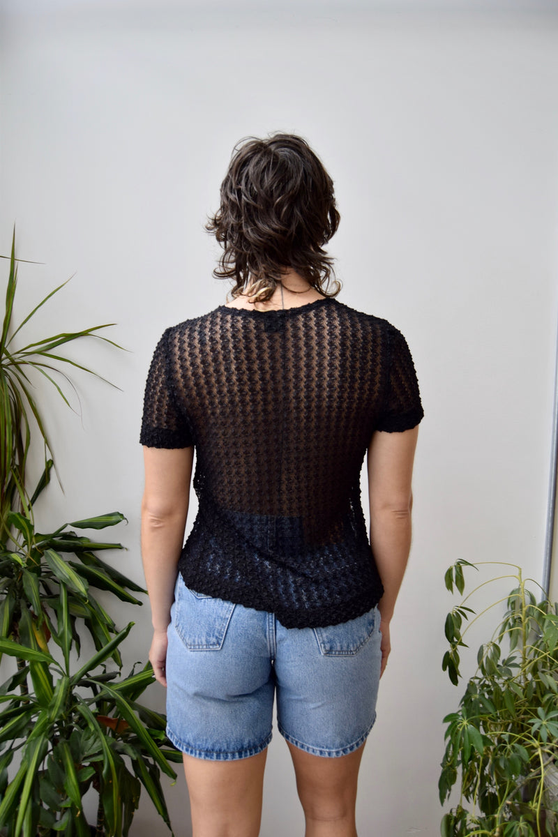 Squiggle Crochet Top – Community Thrift and Vintage