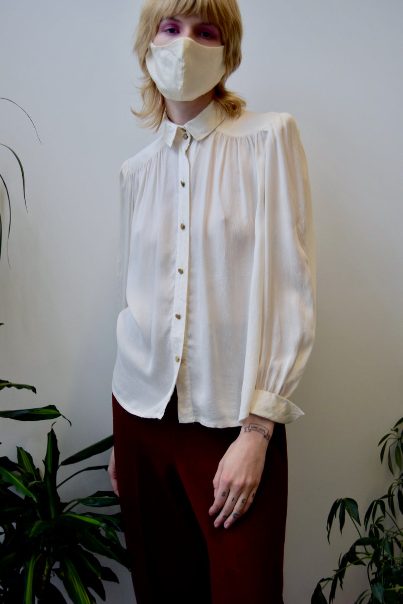 Woven Silk Poet Blouse – Community Thrift and Vintage