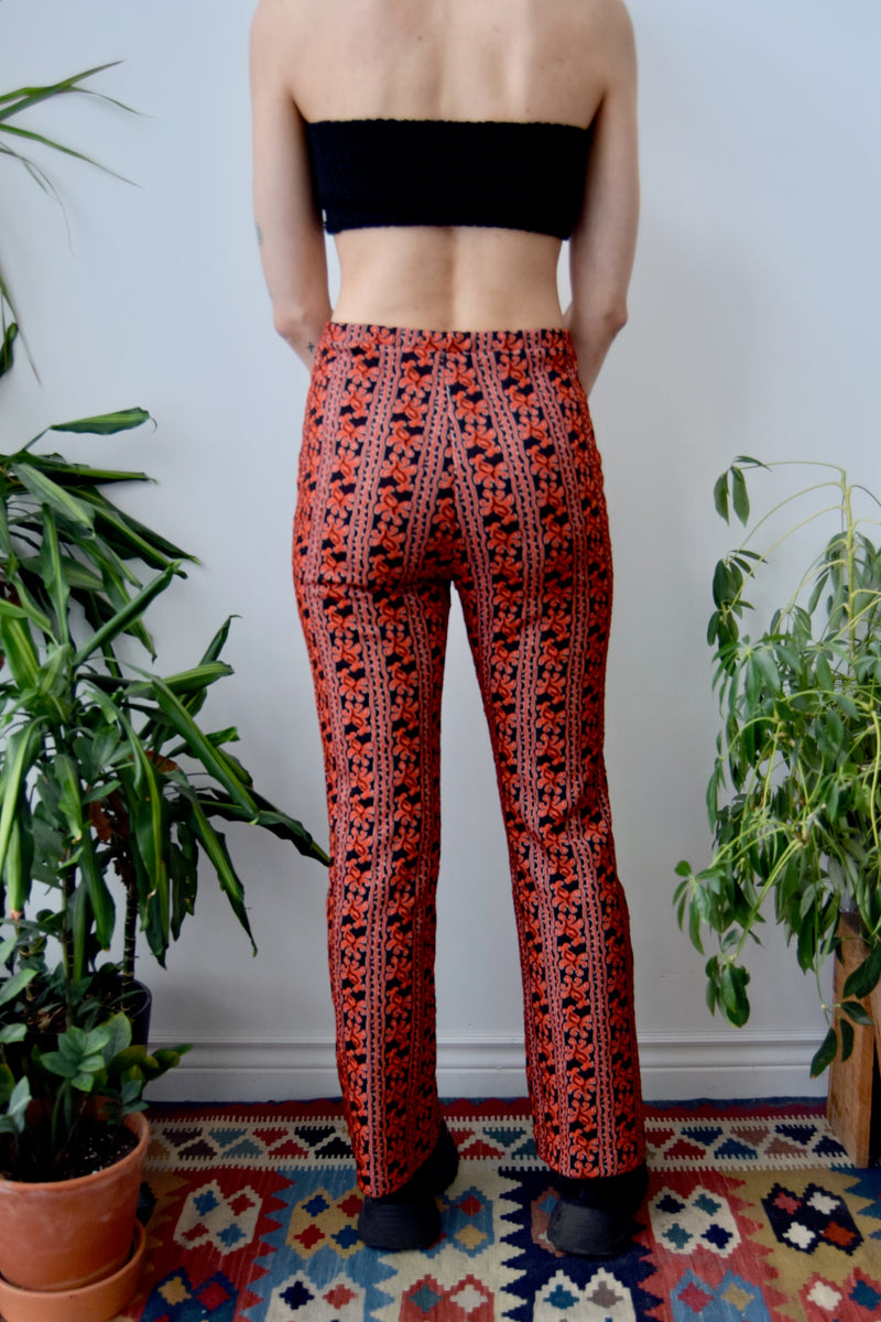 Baroque Party Flares – Community Thrift and Vintage