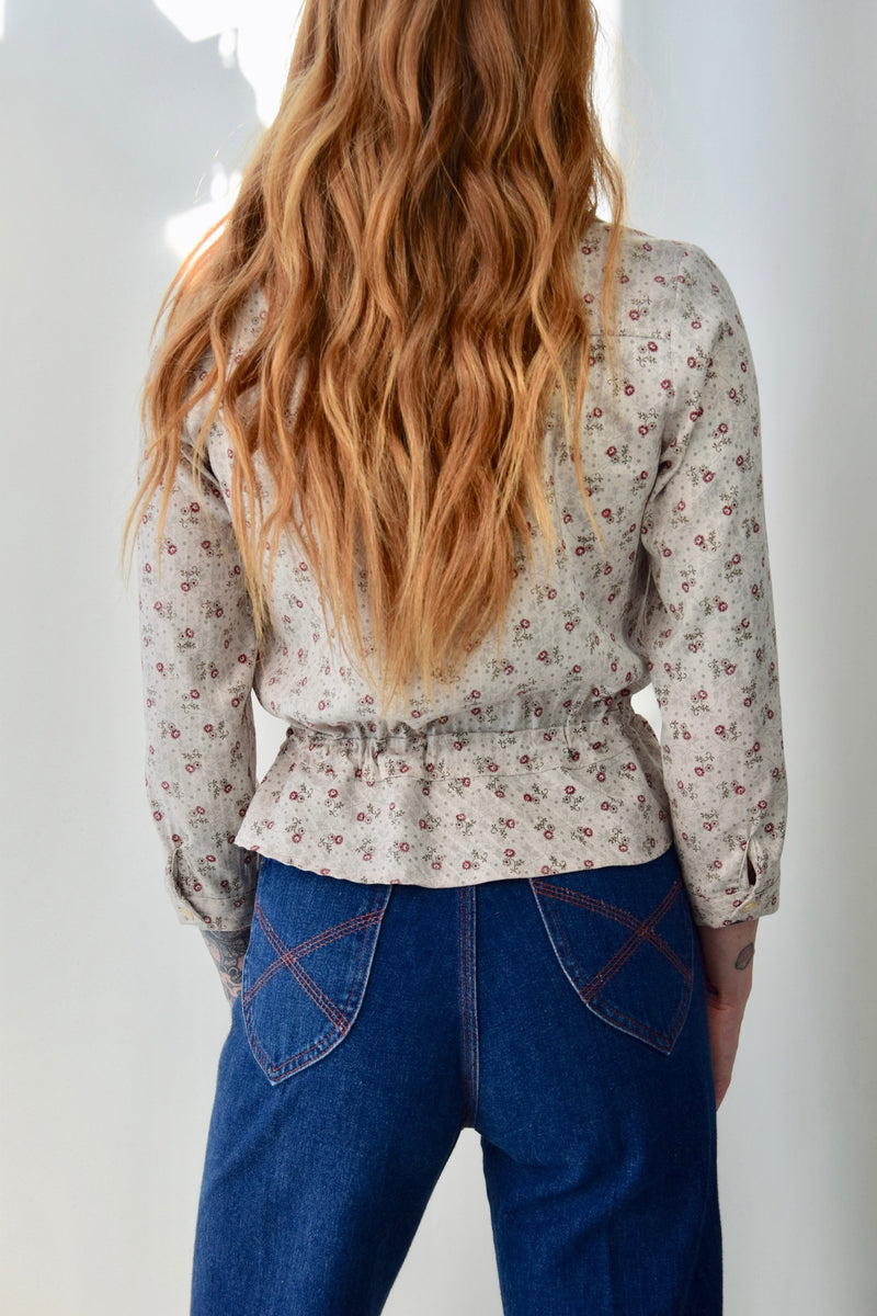 Floral Prairie Button Up Top – Community Thrift and Vintage