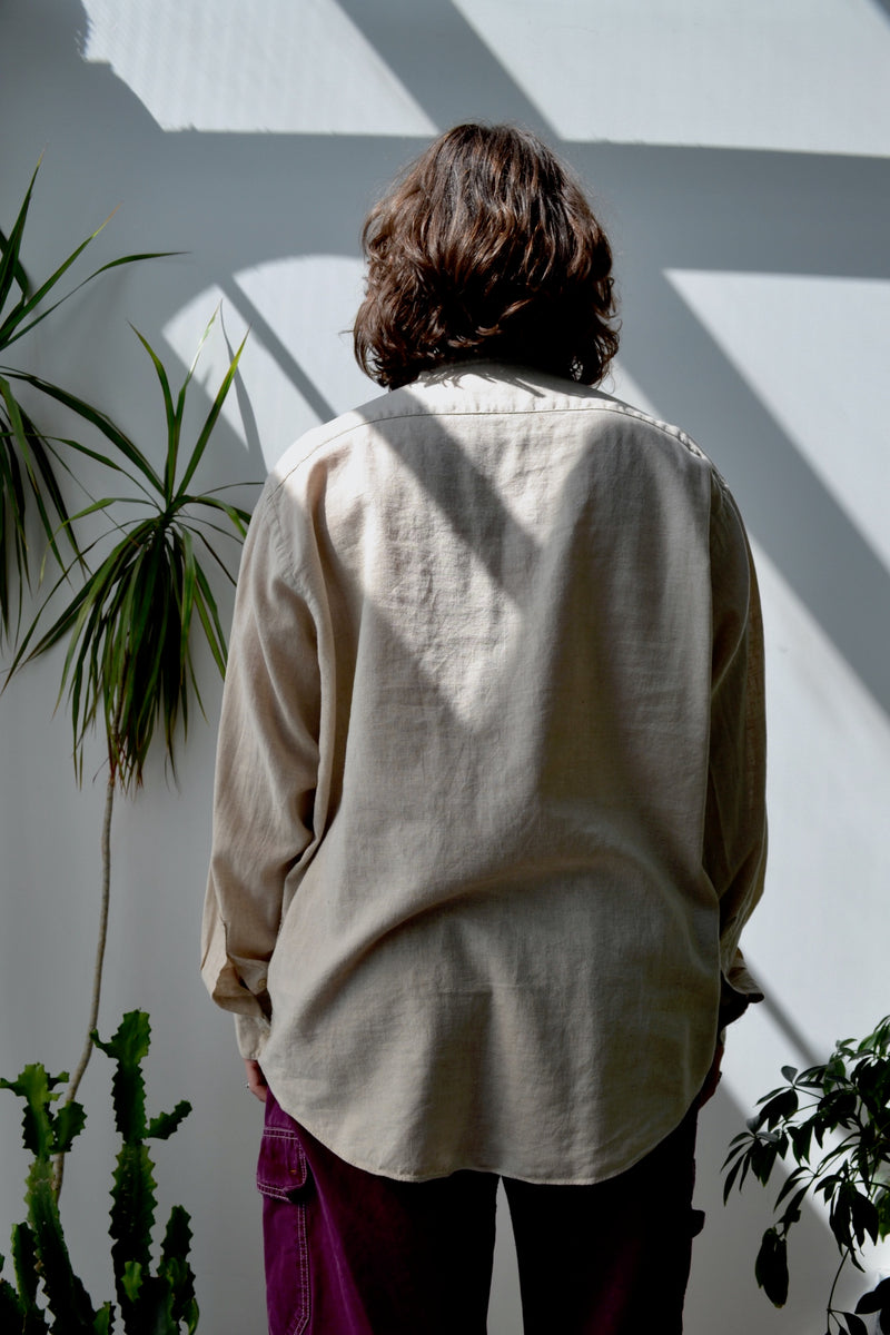 Natural Button Up – Community Thrift and Vintage